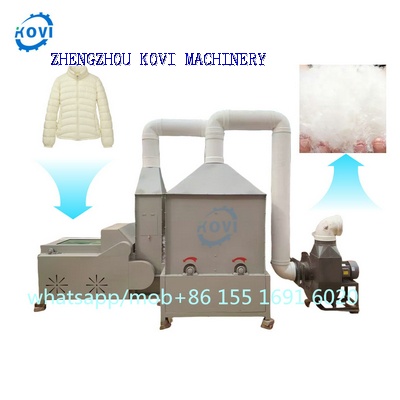 Hot Sell down feather sorting recycling machine feather textile waste ...