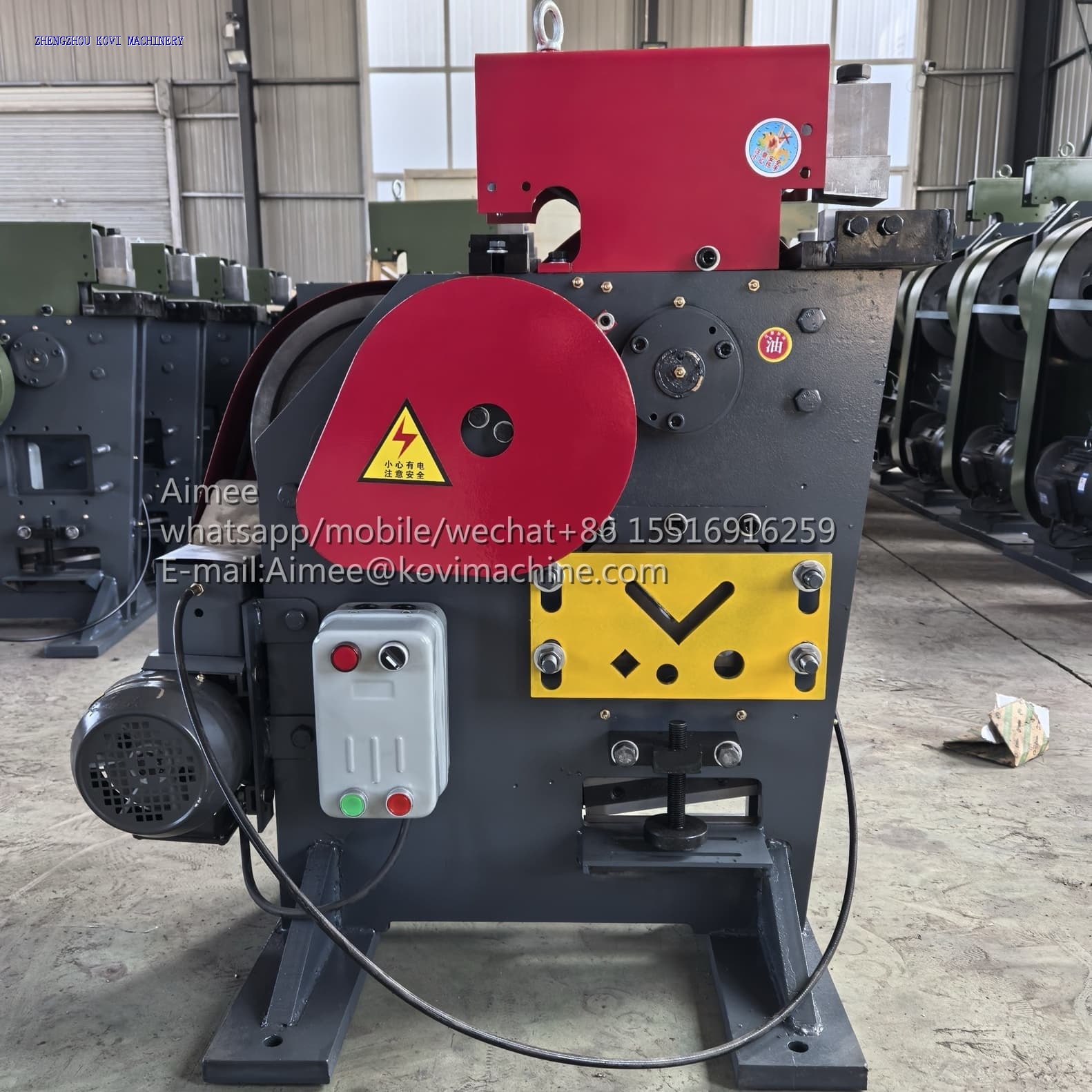 Multi-functional combined punching and shearing machine, Angle steel ...