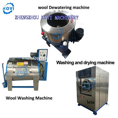 Automation Sheep Wool washing cleaning machine wool washing drying ...