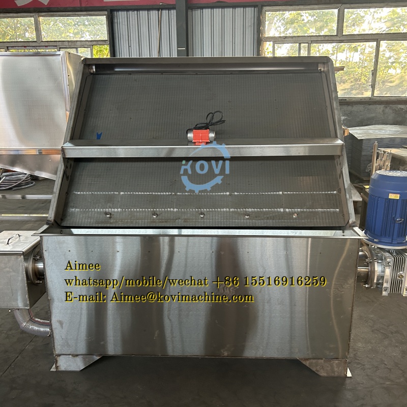 Animal Manure Dewatering Machine Dung Drying Dewatering Machine Screw ...